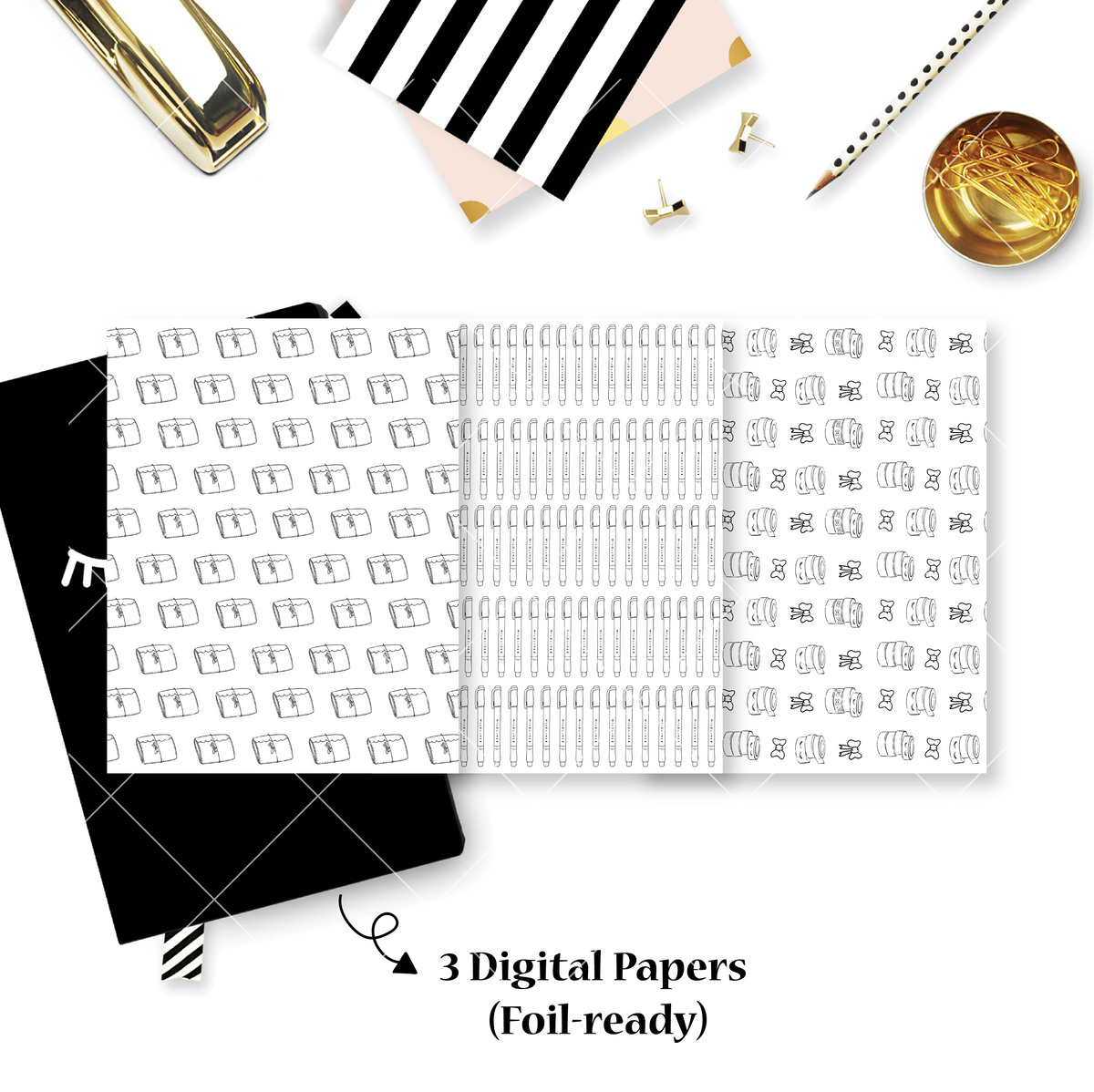 DIGITAL PAPERS - No Physical Product : My Favourite Things Themed Digi ...
