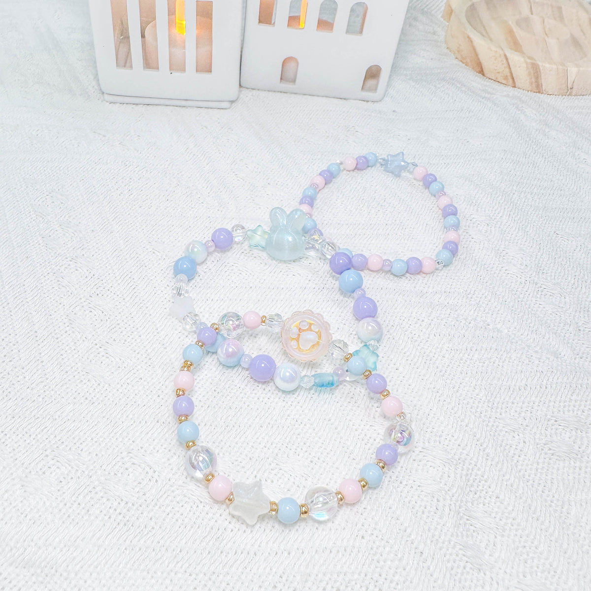 Bracelets : Colorful Handmade Beaded Bracelets by Alyssa & Ivan (Blue ...