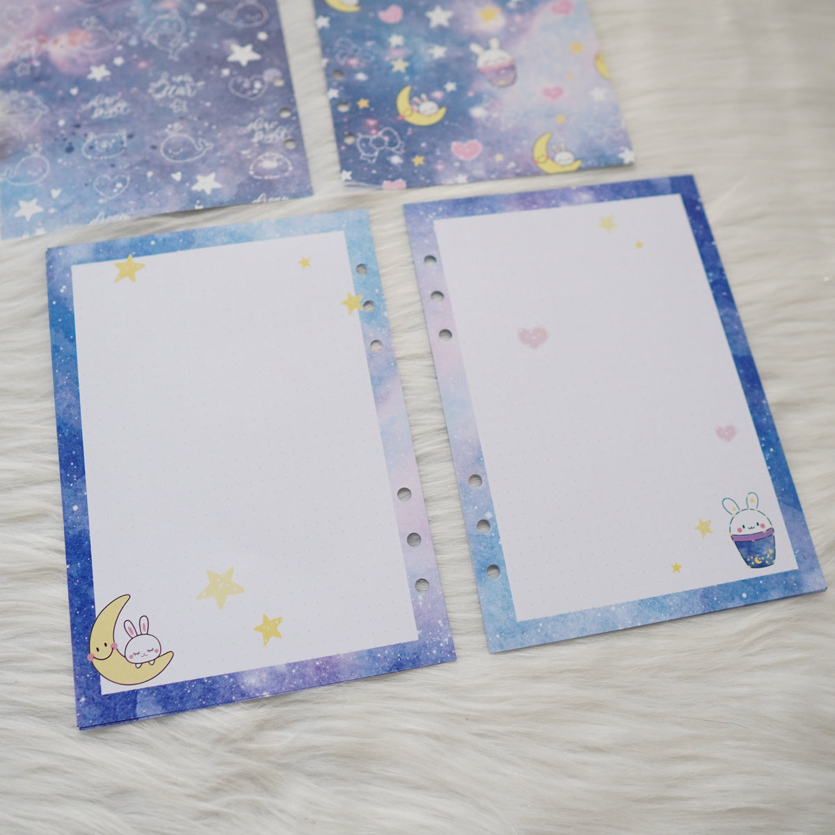 Disc / Rings Planner Inserts - Constellation // Dotted | HappieScrappie