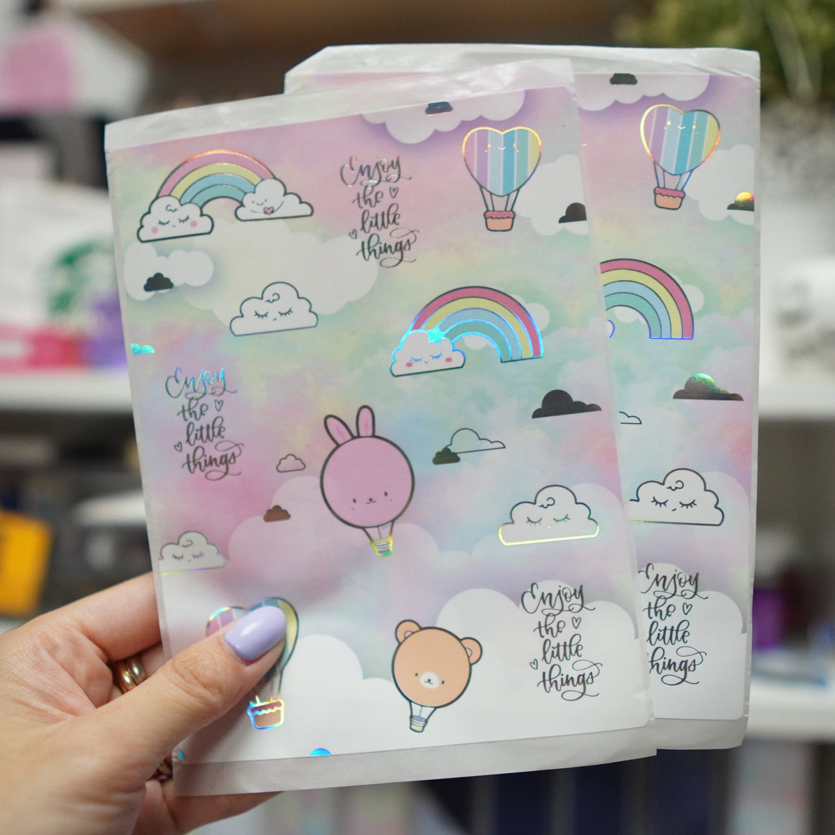 Sticker Album : Jumbo Sized Sticker Albums // J016 - Hot Air Balloon ...