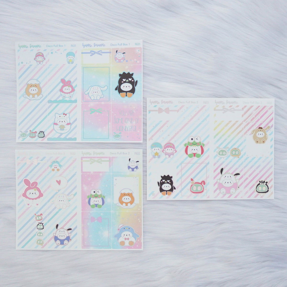 Sticker Kit - Cutie Patootie (3 Deco Full Boxes) - Foiled Stickers (F6 ...
